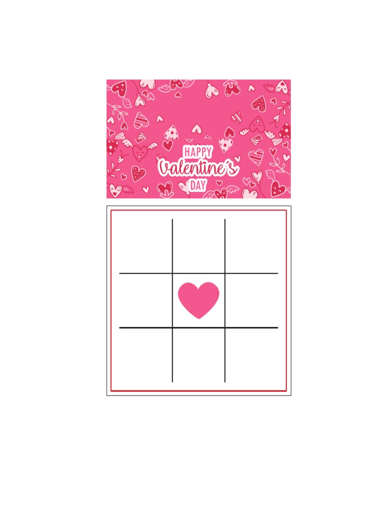 Juego Gato # Etiqueta San Valentin | PDF