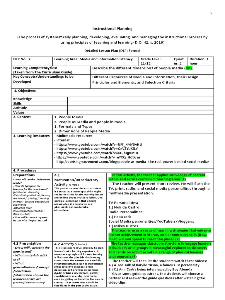 Milq2 LC2 | PDF | Learning | Teaching Method