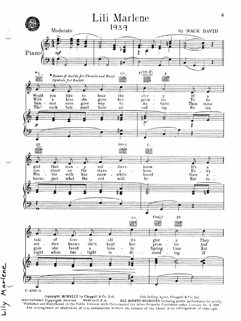 Lili Marlene | PDF
