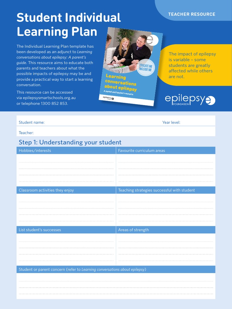 Student Individual Learning Plan | PDF