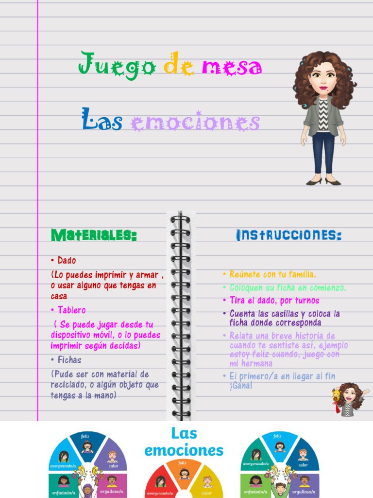 Juego de Mesa Las Emociones | PDF