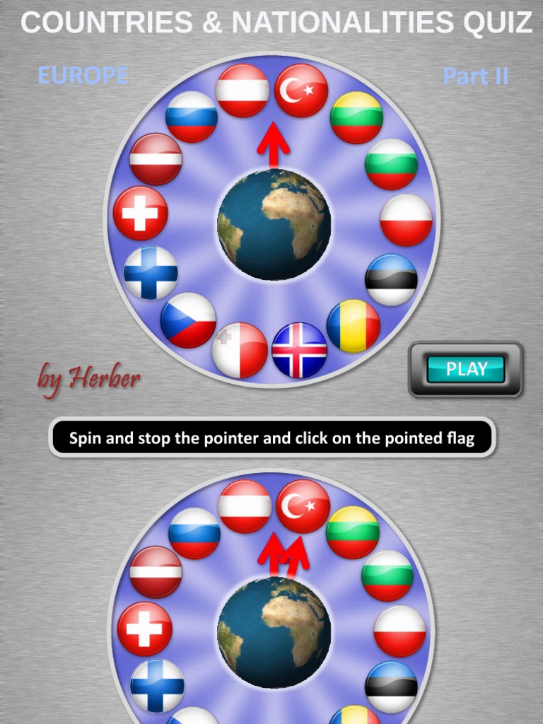Countries Wheel II Fun Activities Games Games | PDF