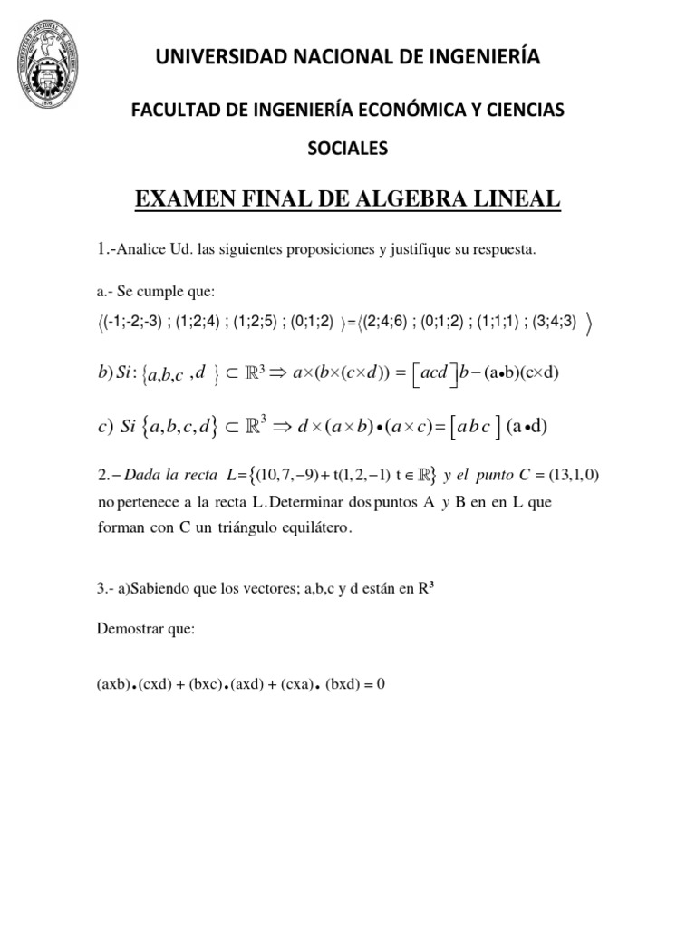 Examen Final 2022-2 | PDF