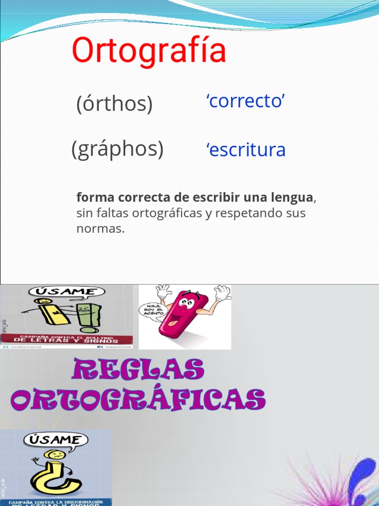 Ortografia y Redaccion | PDF | Idiomas | Estudios de idiomas extranjeros