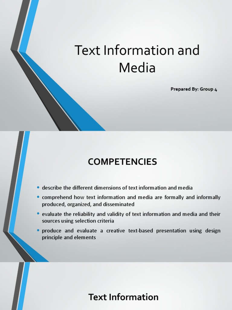 Text Information and Media | PDF | Typefaces | Serif