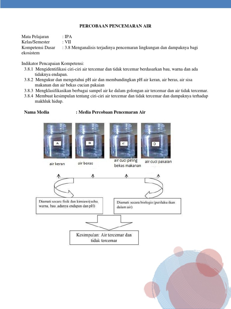 LKPD Pencemaran Air | PDF
