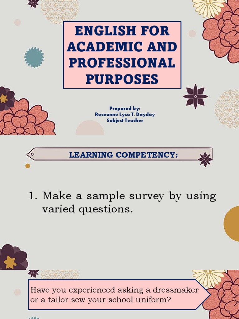 Week 5 Survey Questionnaire | PDF | Questionnaire | Survey Methodology