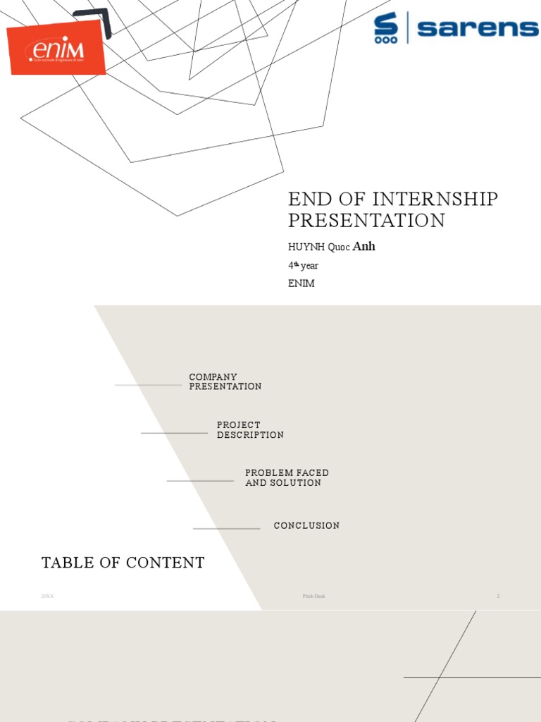End of Internship Presentation | PDF | Transport