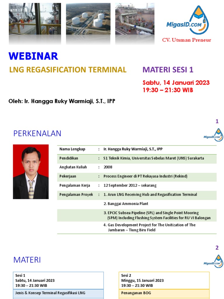 (14-Jan-2023) LNG Regasification Terminal - MigasID | PDF