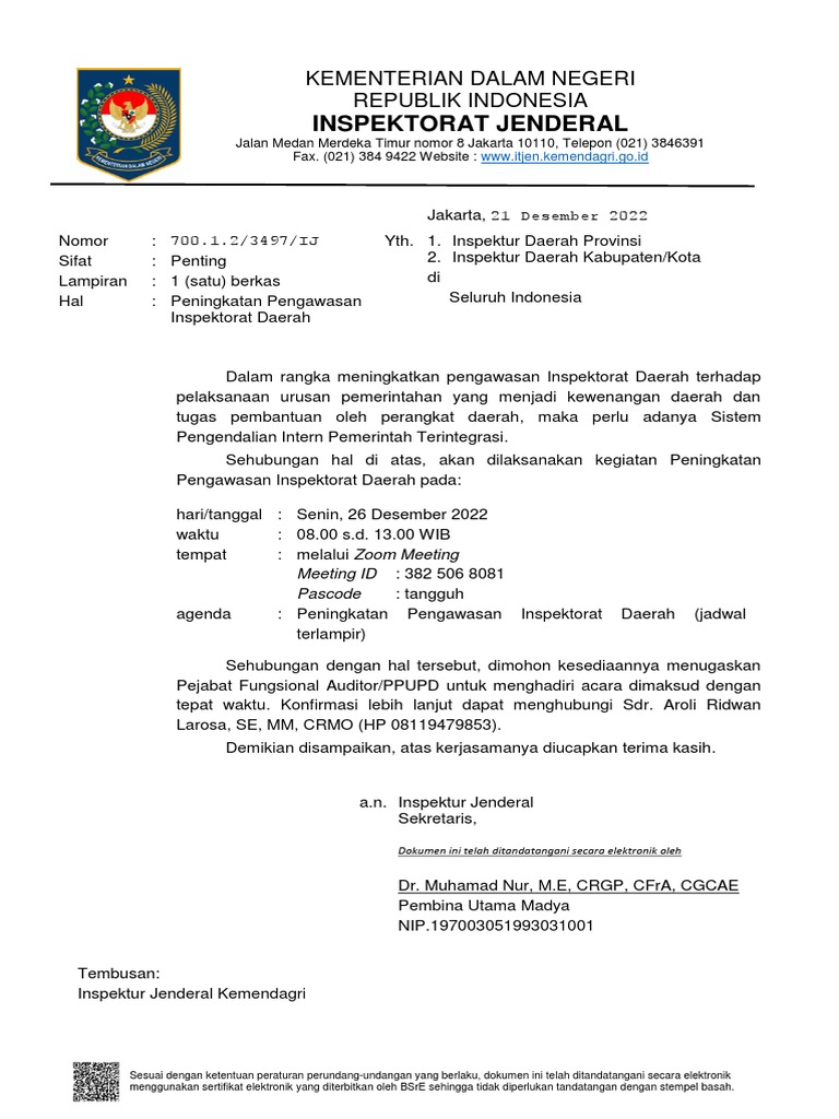 Peningkatan Pengawasan Inspektorat Daerah | PDF