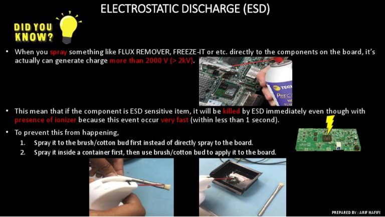 Electrostatic Discharge (ESD) Presentation 3 | PDF
