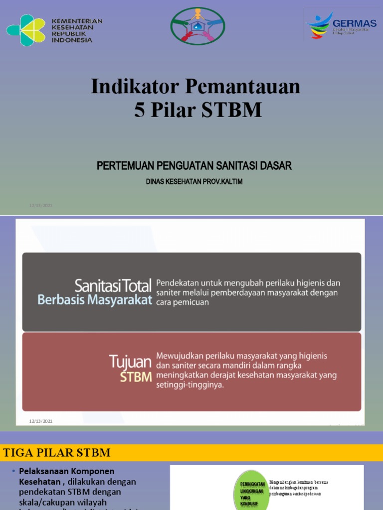 INDIKATOR PEMANTAUAN 5 PILAR STBM dan PKAM Prov. 2022-edit | PDF