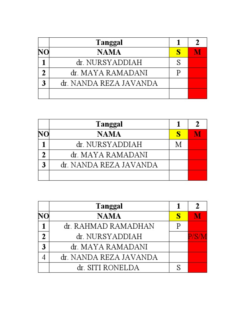 Jadwal 2022 Fix | PDF