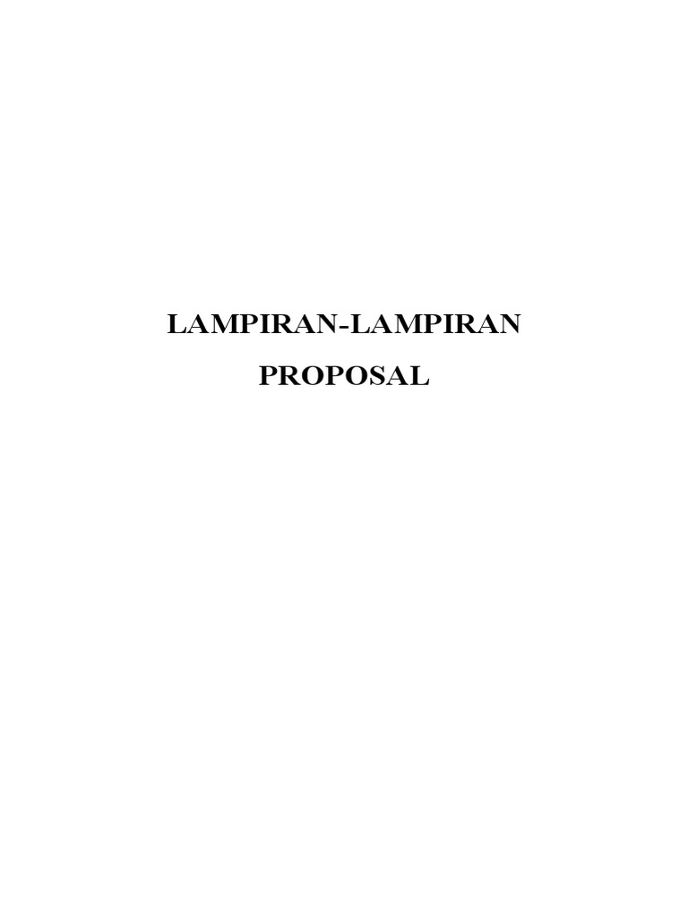 CONTOH LAMPIRAN PROPOSAL RKB 2022 Bu Nita | PDF