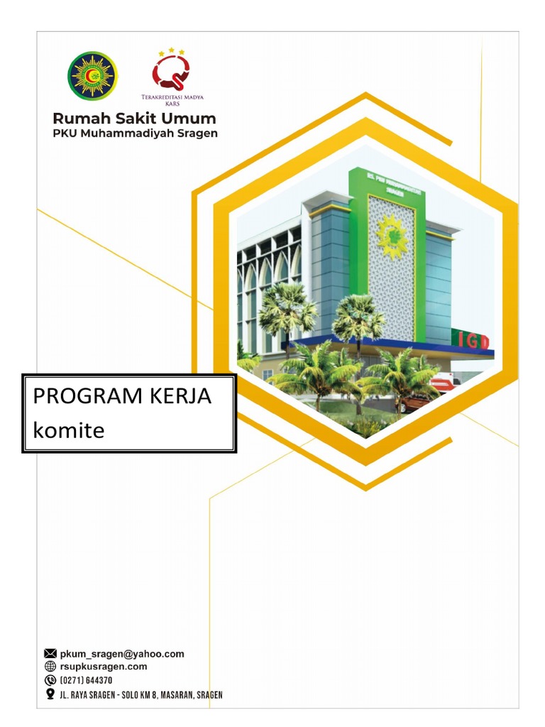 8.c .Program Kerja Komite Kep 2023 | PDF