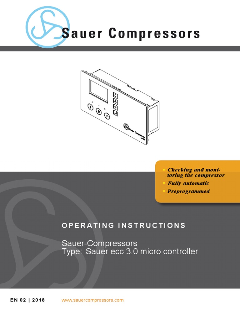 04 - Operating Instructions Sauer Ecc 3.0 Logikmodul - en - GB - 1802 | PDF | Menu (Computing ...