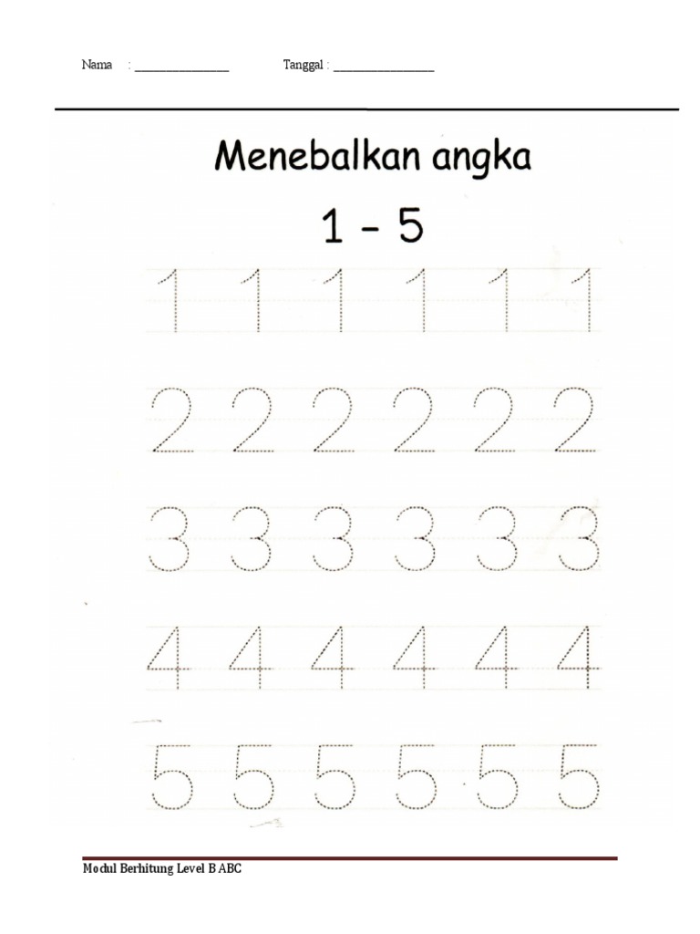 Modul Berhitunggg Level B | PDF