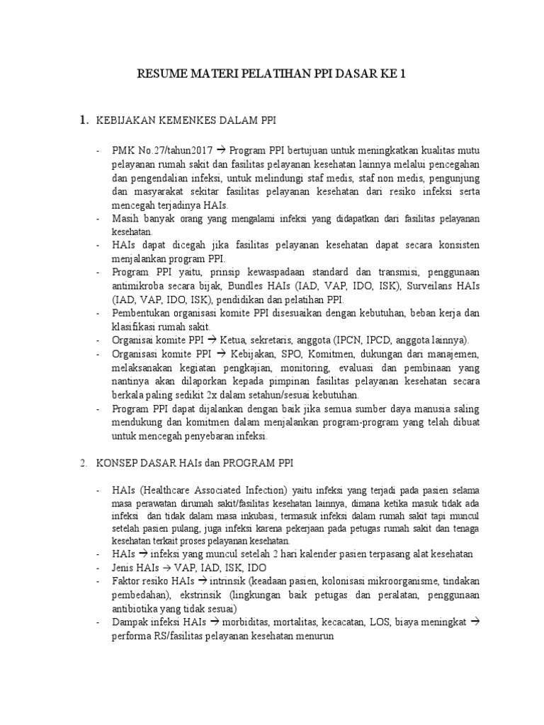 Materi 1 Pelatihan Ppi Dasar 2022 | PDF