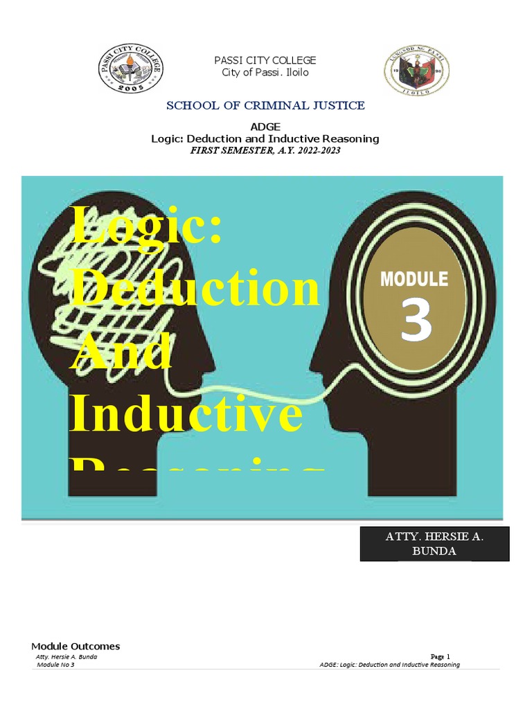 Module3 - Logic | PDF | Logic | Argument