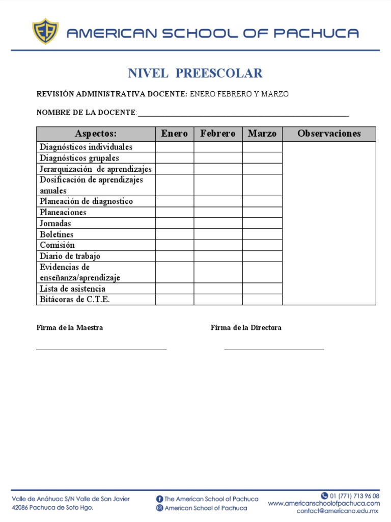 Formato de Revisión Administrativa | PDF