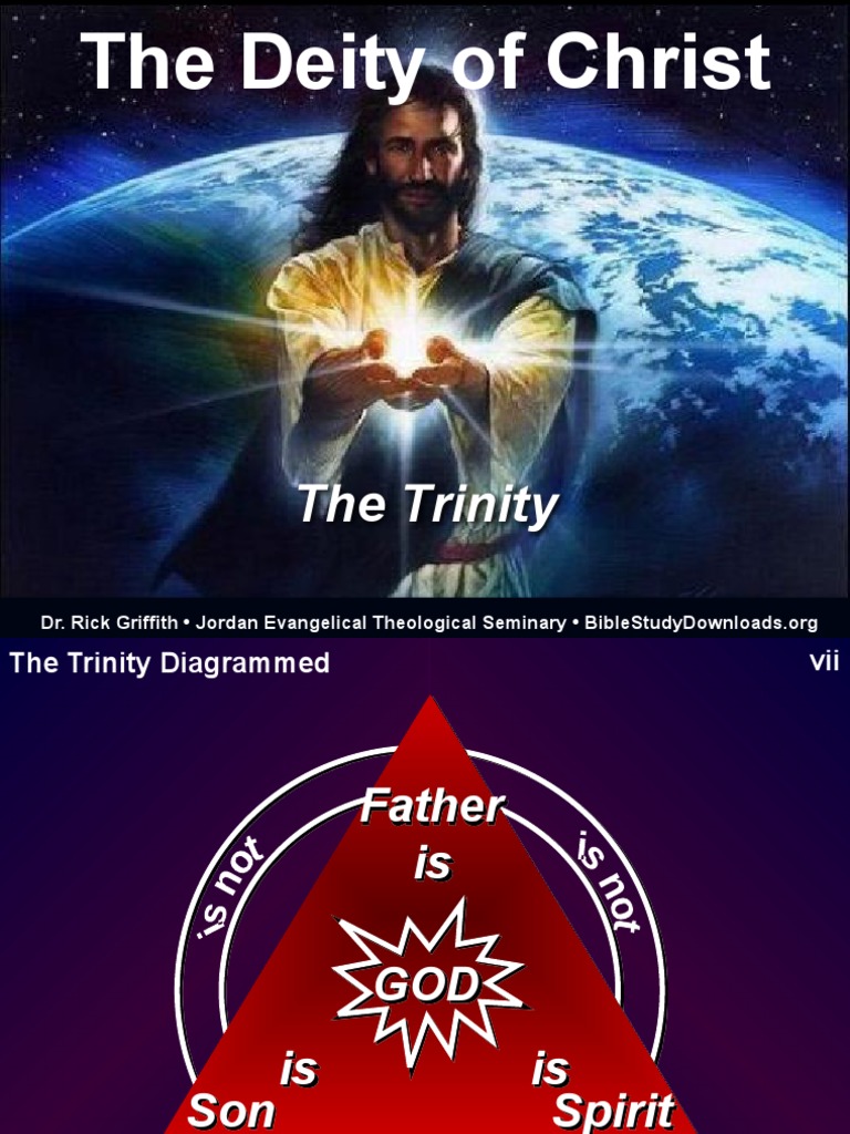 The Deity of Christ | PDF | Jesus | God The Father