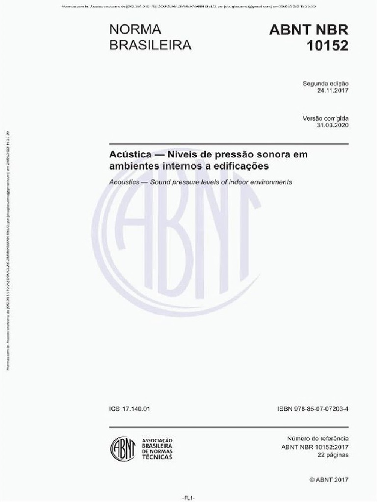 Abnt NBR 10152 | PDF