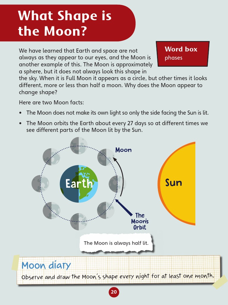 What Shape Is The Moon | PDF
