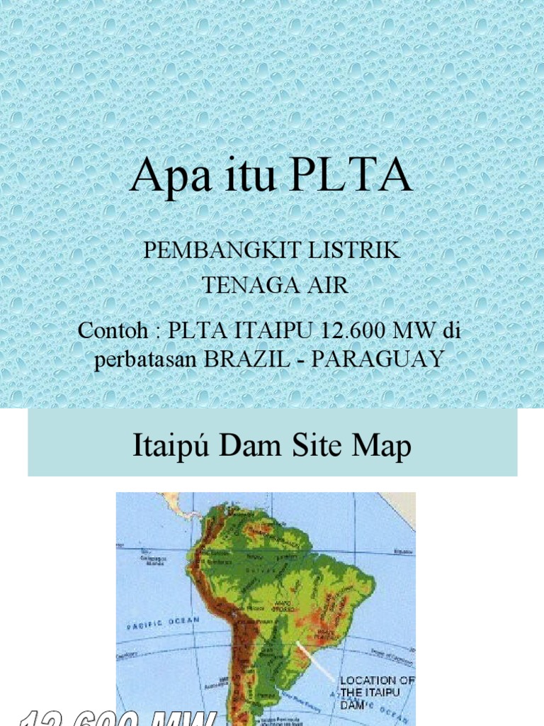Apa Itu PLTA | PDF