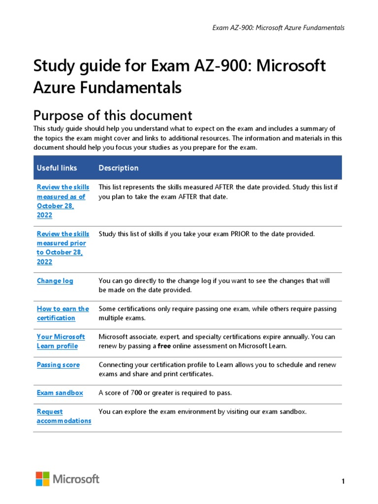AZ-900 Microsoft Azure Exam Guide | PDF | Cloud Computing | Microsoft Azure