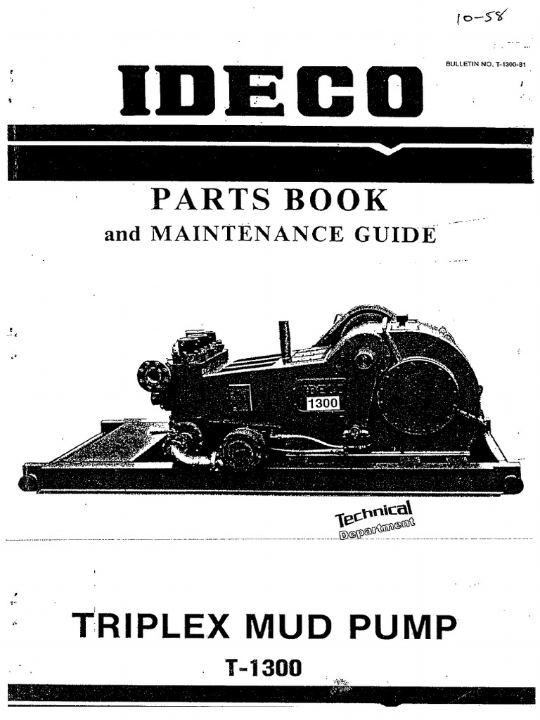 IDECO - Parts Book & Maintenance Guide | PDF