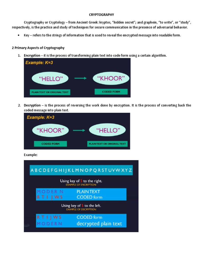 Cryptography | PDF | Cryptography | Encryption Cryptography | PDF | Cryptography | Encryption