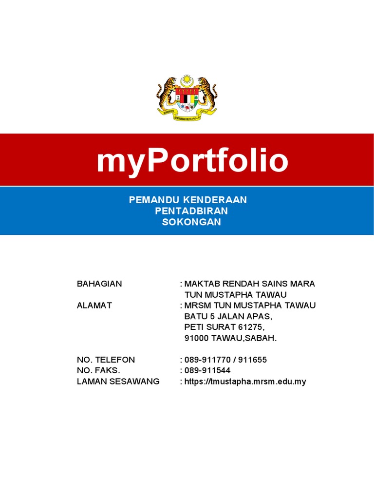 Myportfolio Pemandu H11 - Halim Hakim | PDF