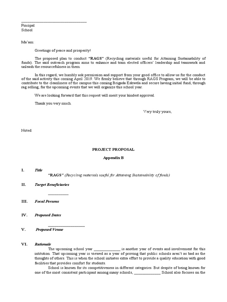 SPG Project Proposal | Download Free PDF | Recycling | Economies