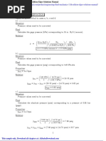 Water Column To PSI Conversion Chart | PDF | Pressure | Inch