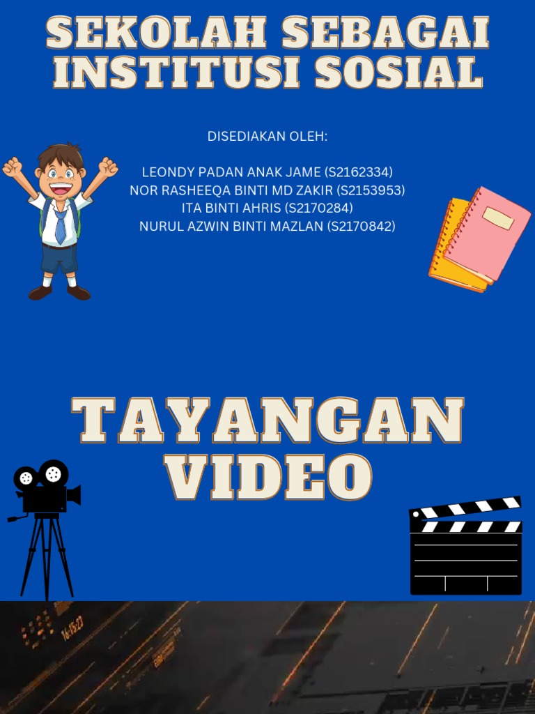 Kumpulan 1 Sekolah Sebagai Institusi Sosial | PDF