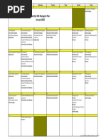 Yearly Hse Training Schedule | PDF | Hazards | Occupational Safety And ...