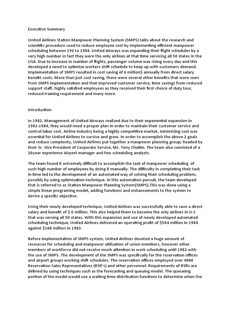 QAM-2 - United Airlines | PDF | Linear Programming | Business