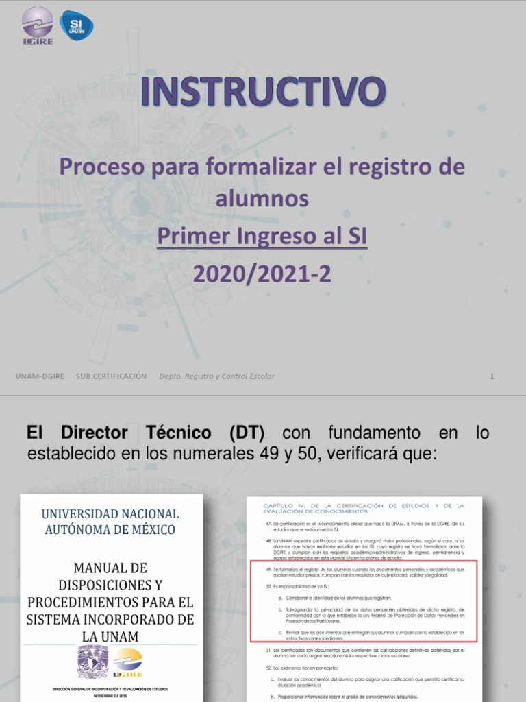 Proceso para Formalizar El Registro de Alumnos Primer Ingreso Al SI ... Proceso para Formalizar El Registro de Alumnos Primer Ingreso Al SI ...