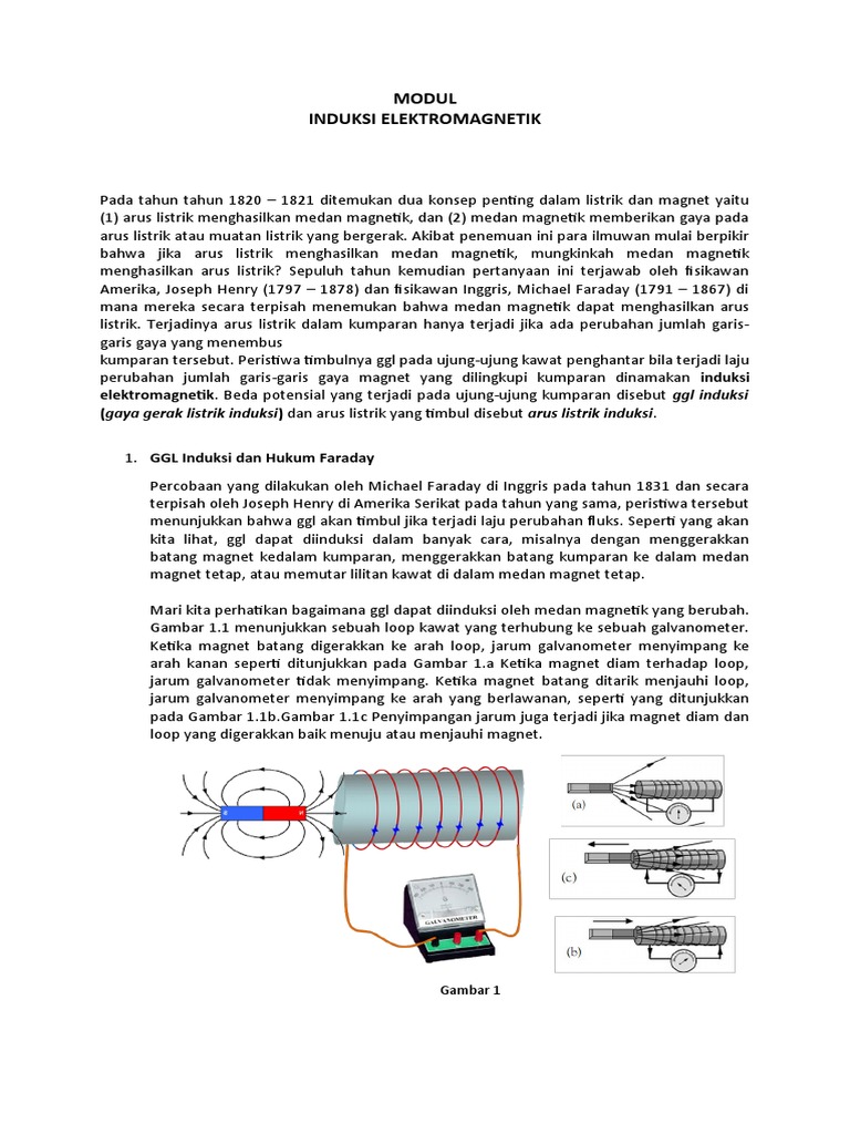 Induksi Elektromagnetik | PDF