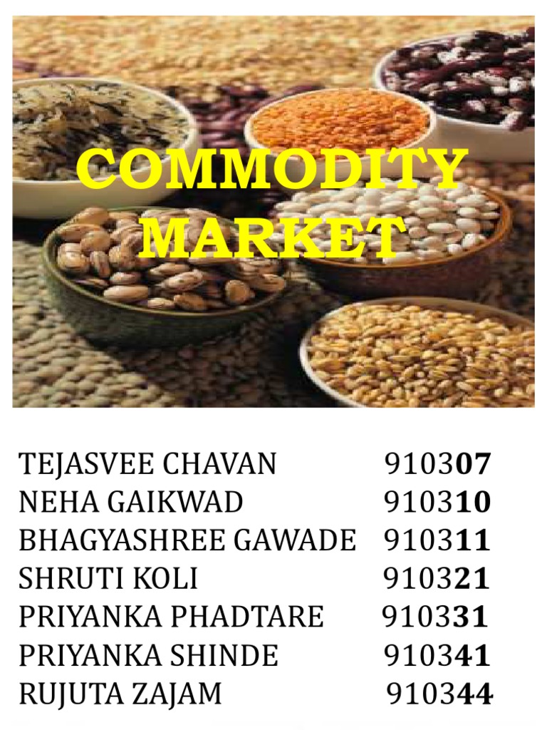 Commodity Market | PDF