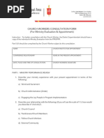 Sample Church Election Ballot | PDF