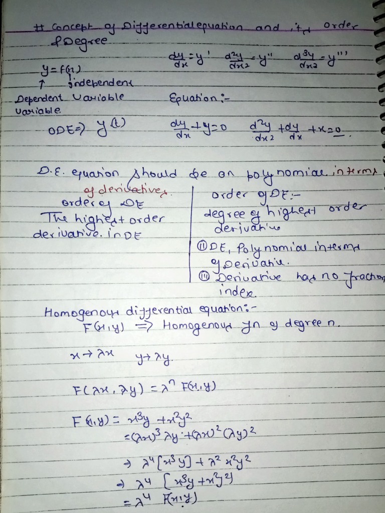 Differential Equation | PDF