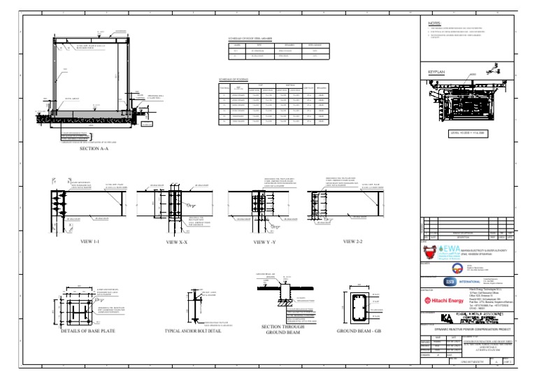 Steel structure design drawing | PDF | Civil Engineering | Building ...