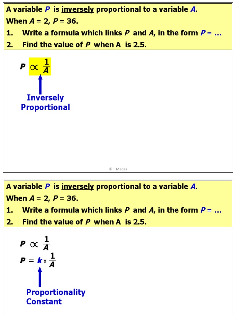 Inverse Proportion Web | PDF | Mathematics | Mathematical Objects