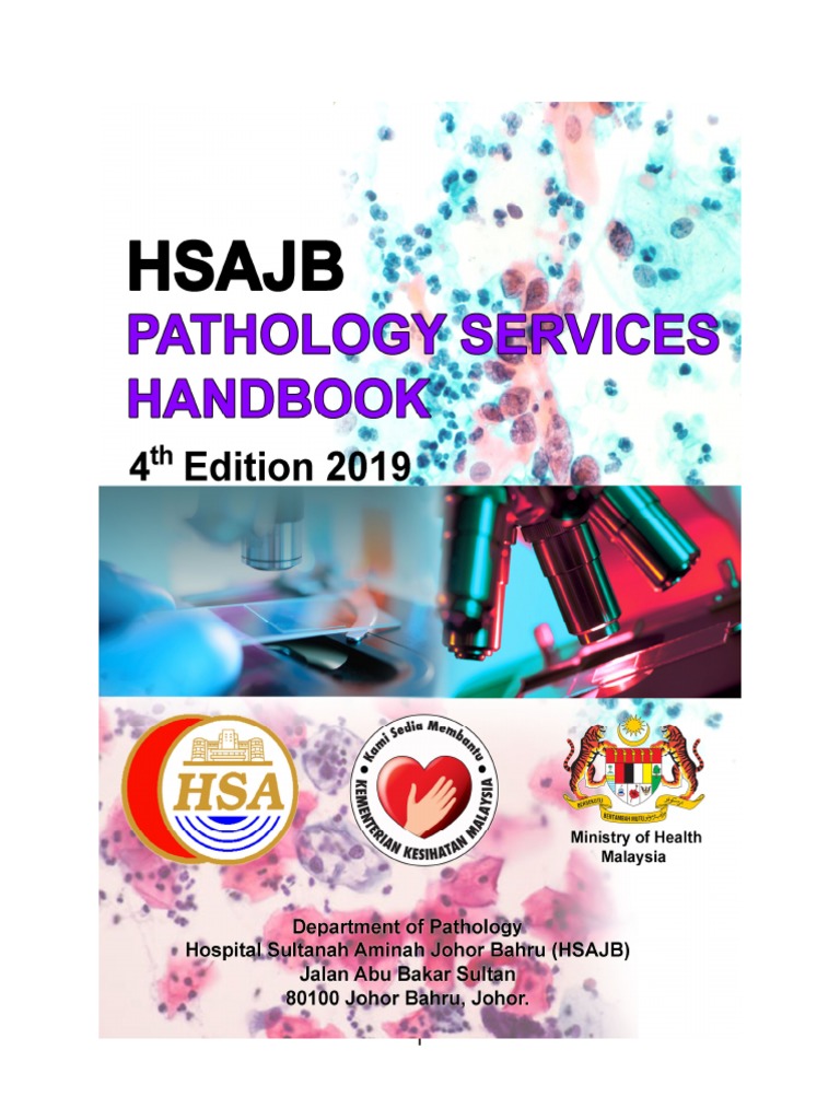 17.HSAJB Pathology Services Handbook 4th Edition 2019 | PDF | Pathology ...