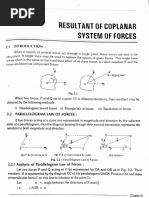 Lecture 9 - Resultants of Coplanar Force Systems | PDF | Force | Euclidean Vector
