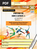 CXC Physical Education SBA Guidelines | PDF | Human Communication