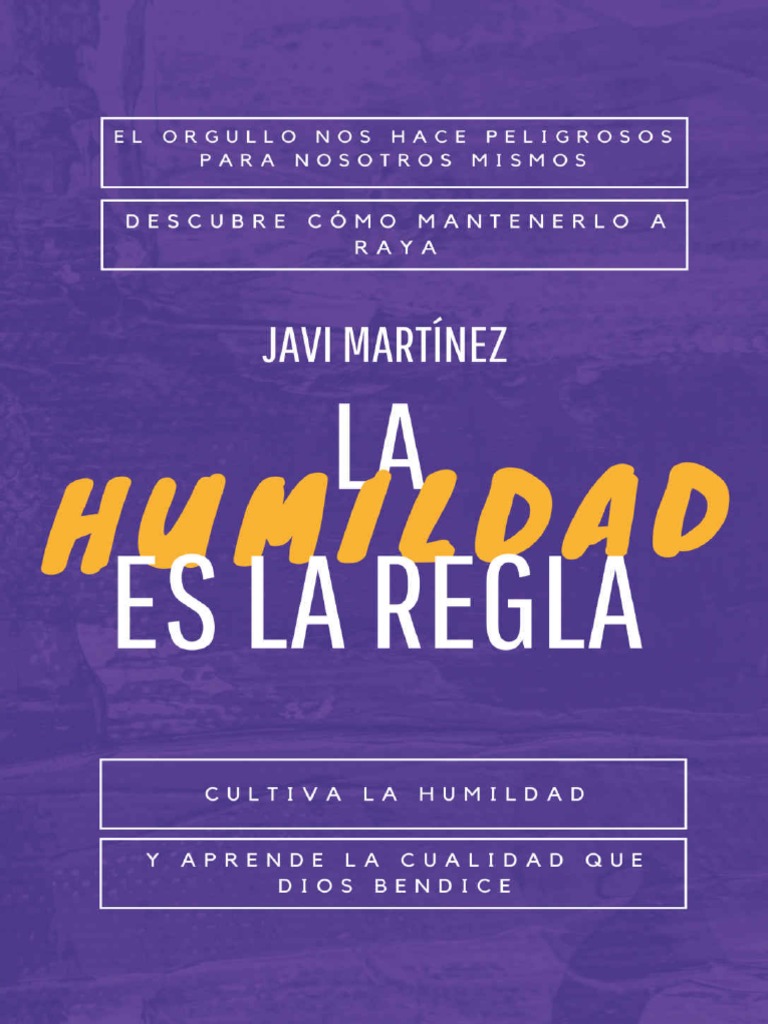 La Humildad Es La Regla - El Org - Javi Martinez | PDF