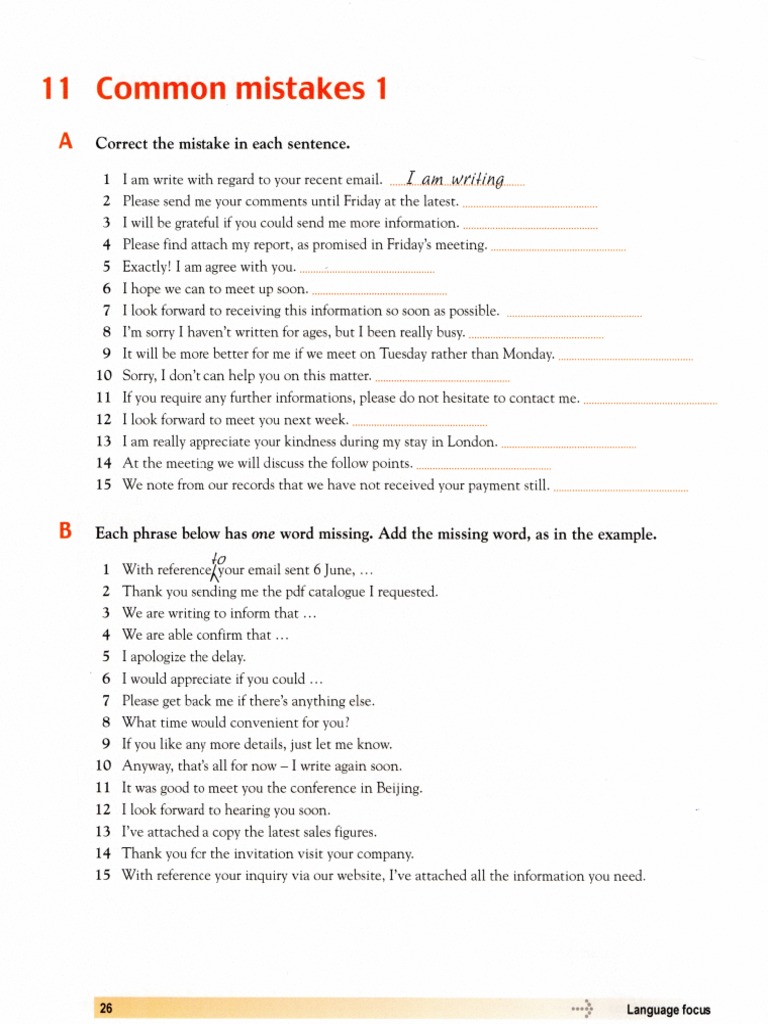 BC 1-65 Week 6 Language Focus 2 | PDF