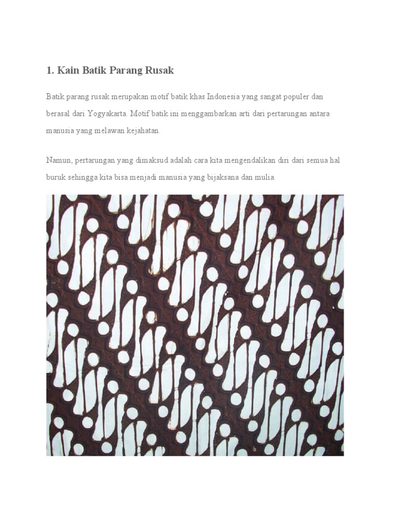 Motif Motif Batik | PDF